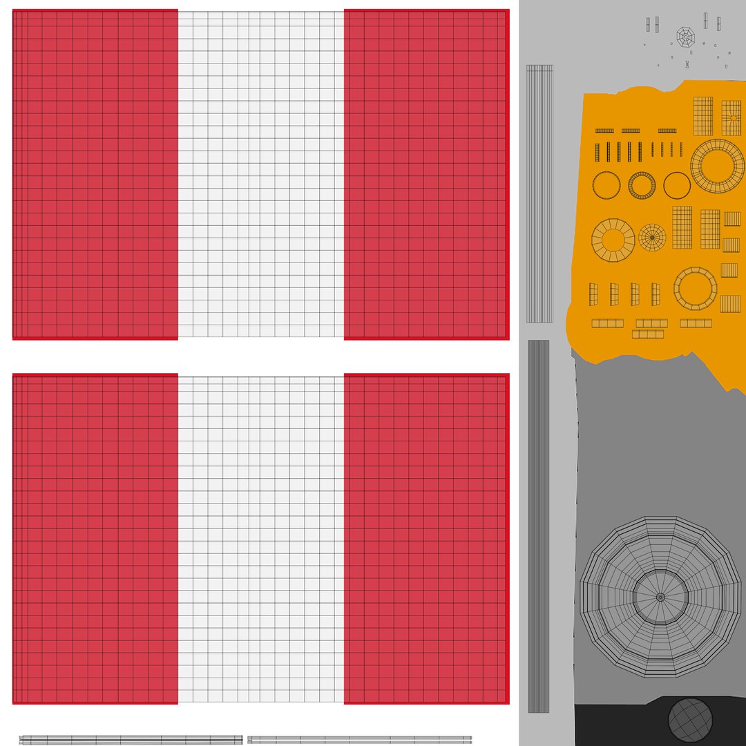 Peruvian Flags 3D Model - TurboSquid 2205233