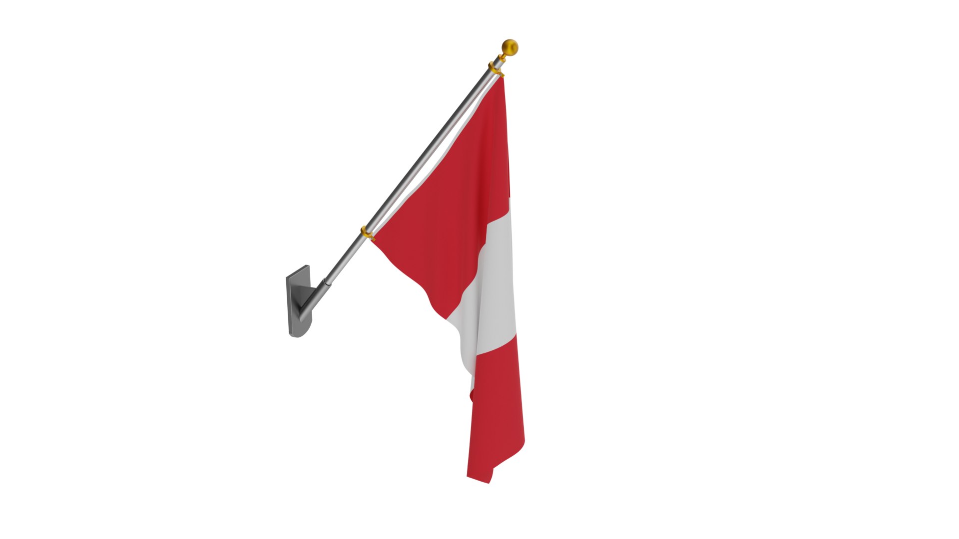 Peruvian Flags 3D Model - TurboSquid 2205233