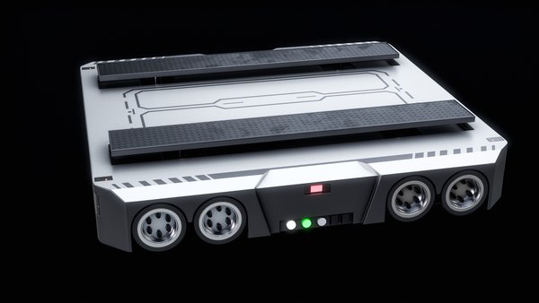 창고 산업용 로봇 Geek Plus X1200 PBR 3D 모델 - TurboSquid 2180939