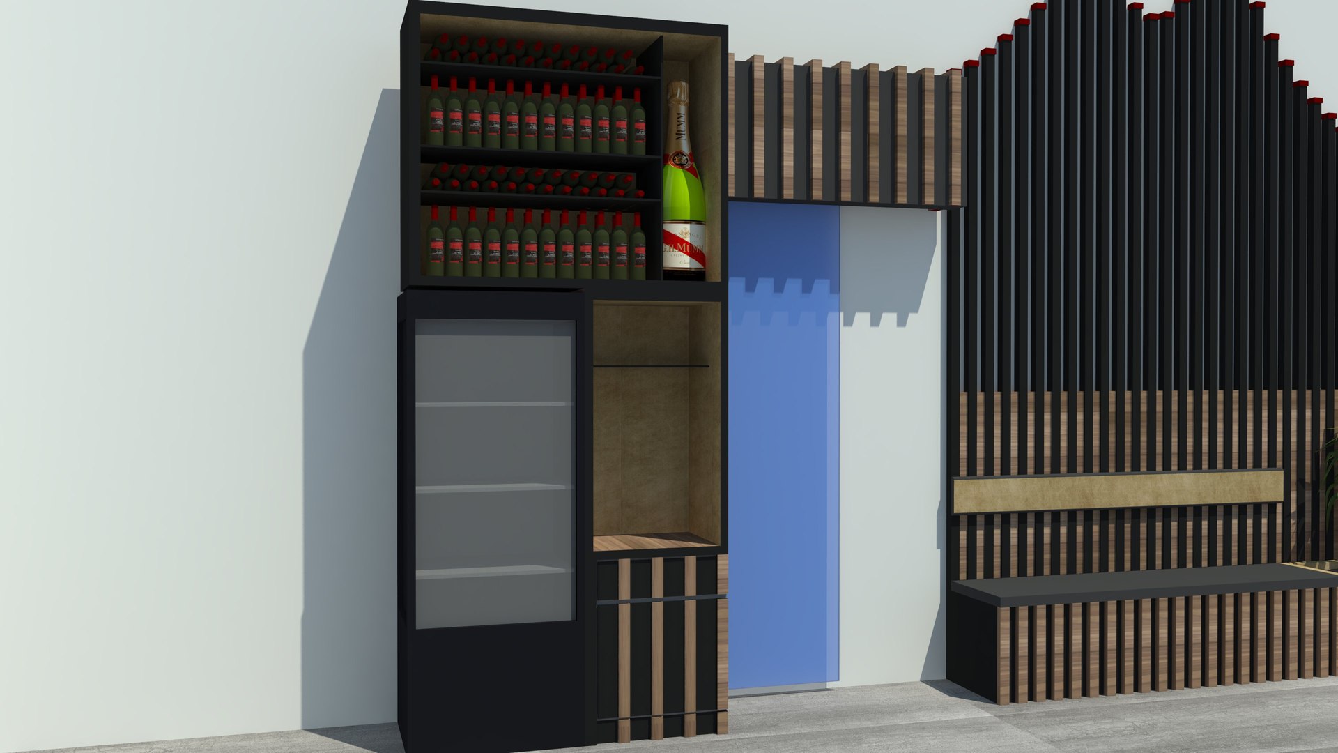 3D Bench Interior Design Restaurant Model - TurboSquid 1577556