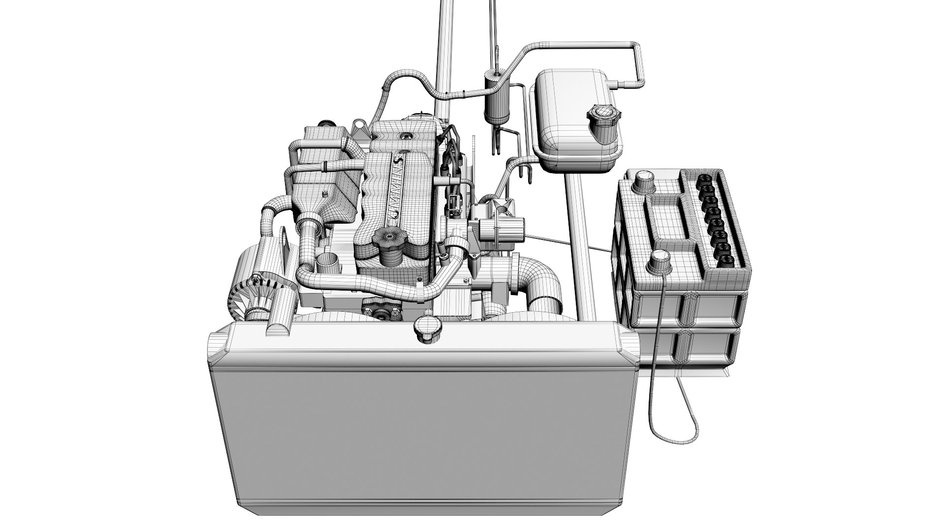 3D Gasoline Fuel System Model - TurboSquid 2006782
