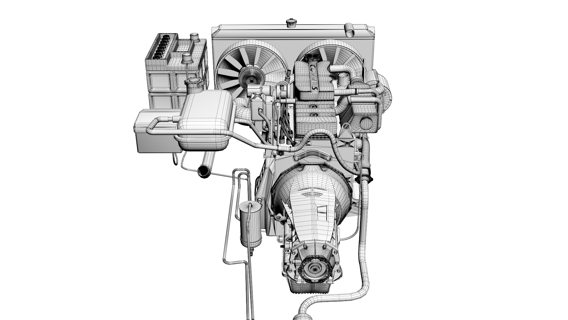 3D Gasoline Fuel System Model - TurboSquid 2006782
