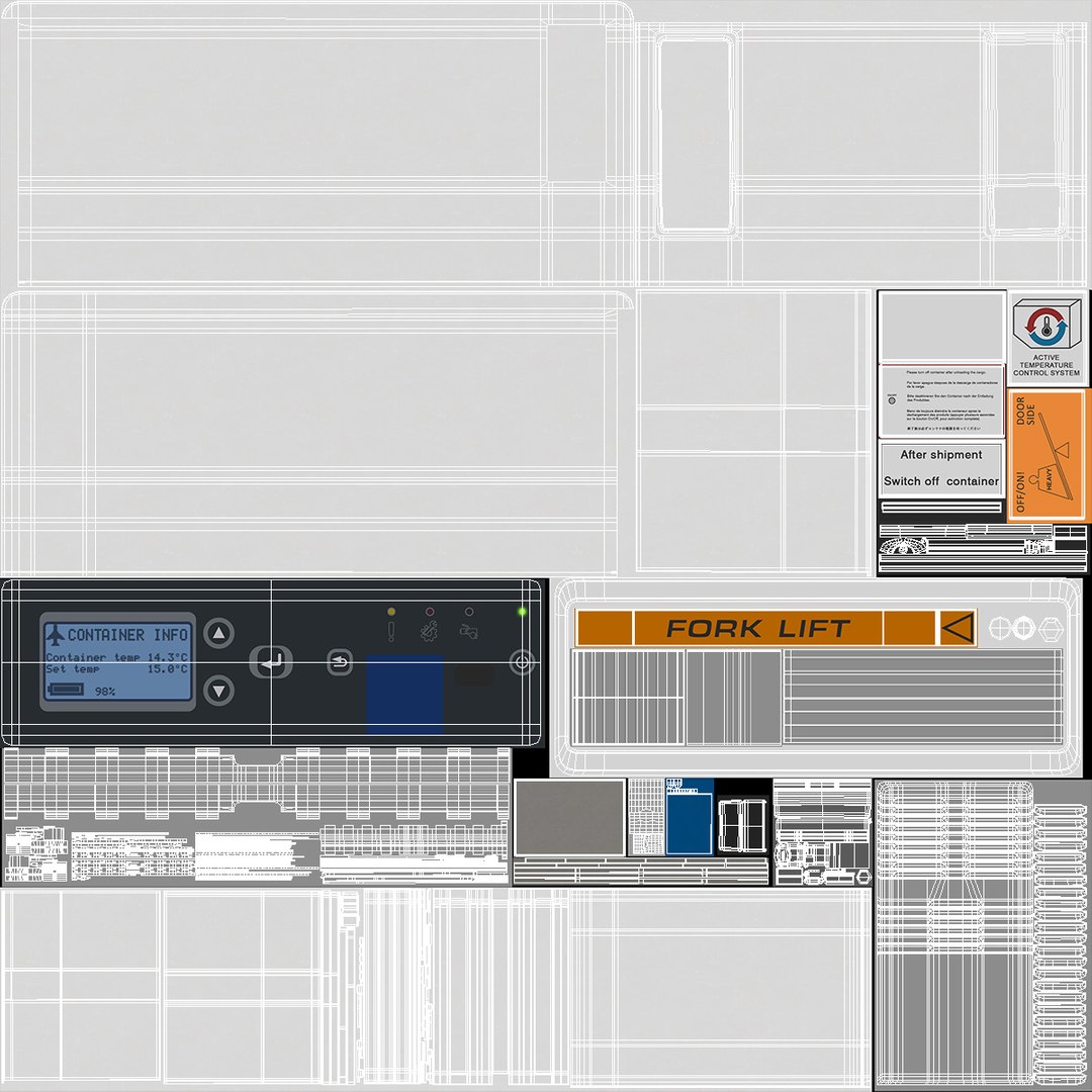 Air Cargo Container 3D model - TurboSquid 2051614
