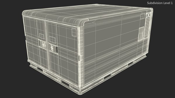 modelo 3d Air Cargo Container - TurboSquid 2051614
