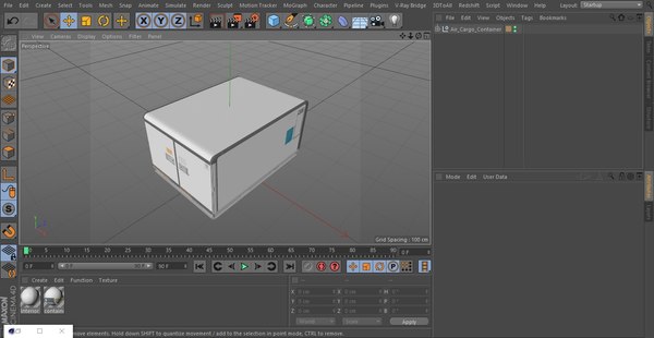 modelo 3d Air Cargo Container - TurboSquid 2051614