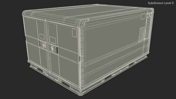 modelo 3d Air Cargo Container - TurboSquid 2051614