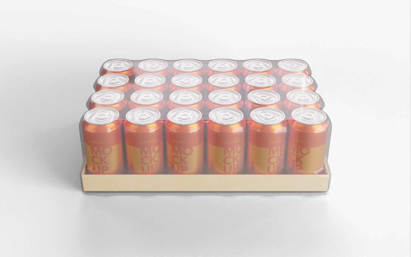 Orange Soda Can Pack Of 24 Model - TurboSquid 2095802