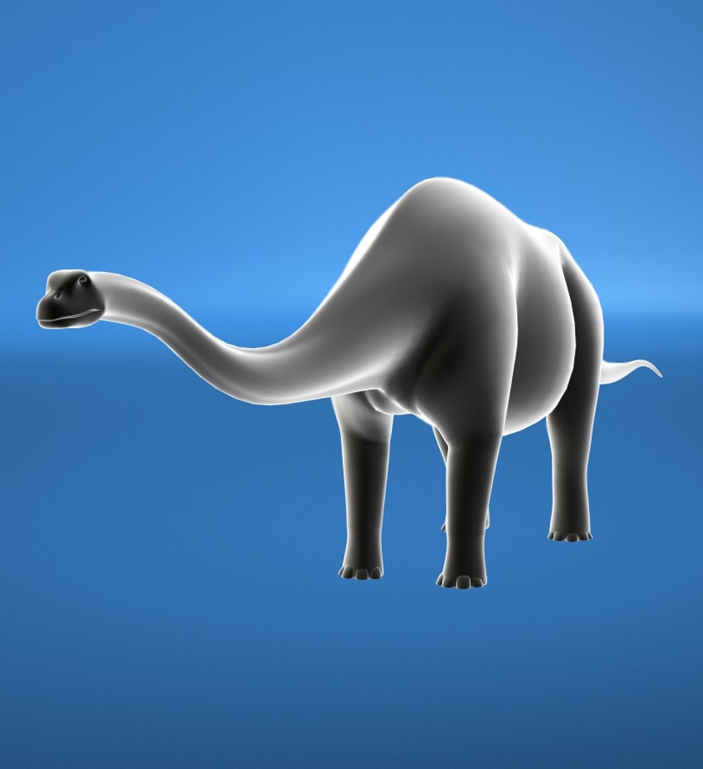 Brontosaurus 3d Fbx