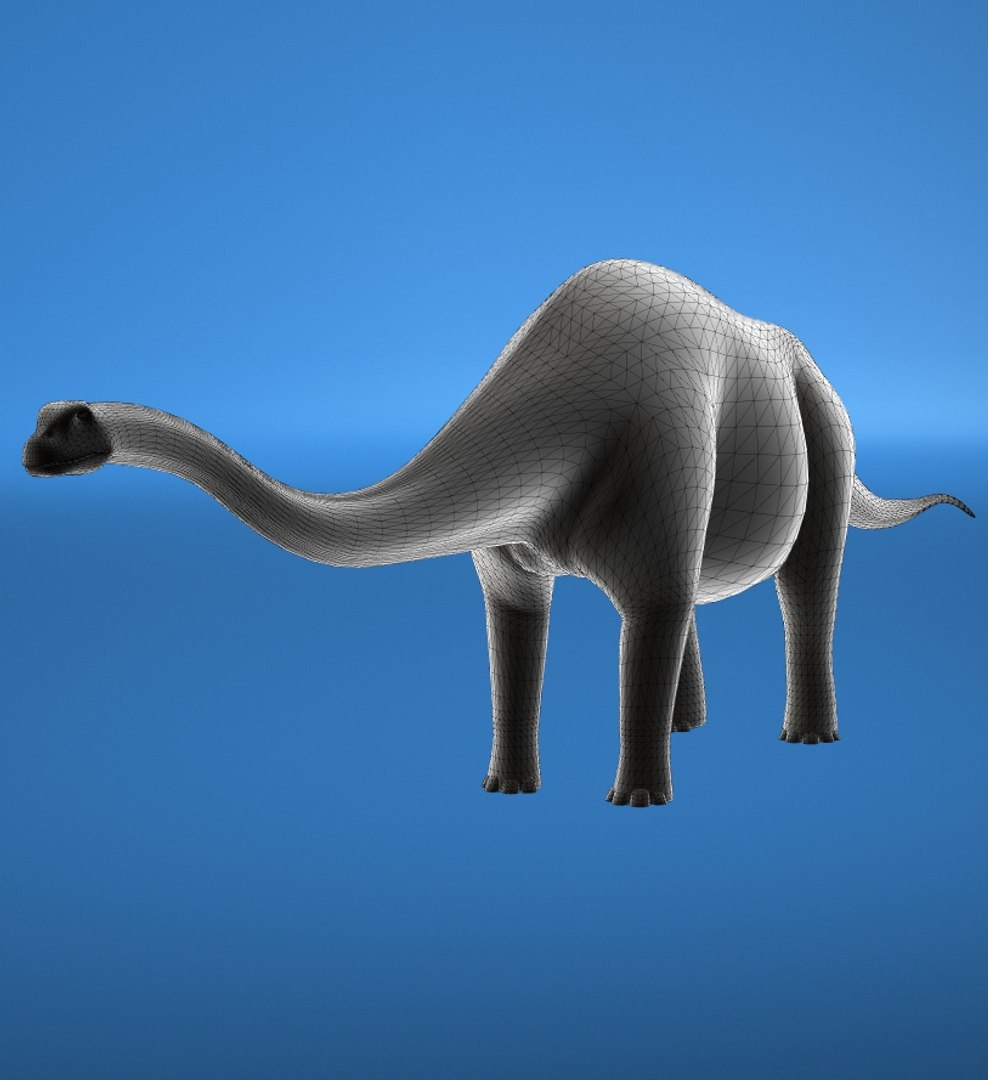 Brontosaurus 3d Fbx