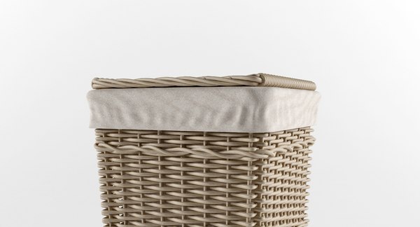 3d laundry basket model