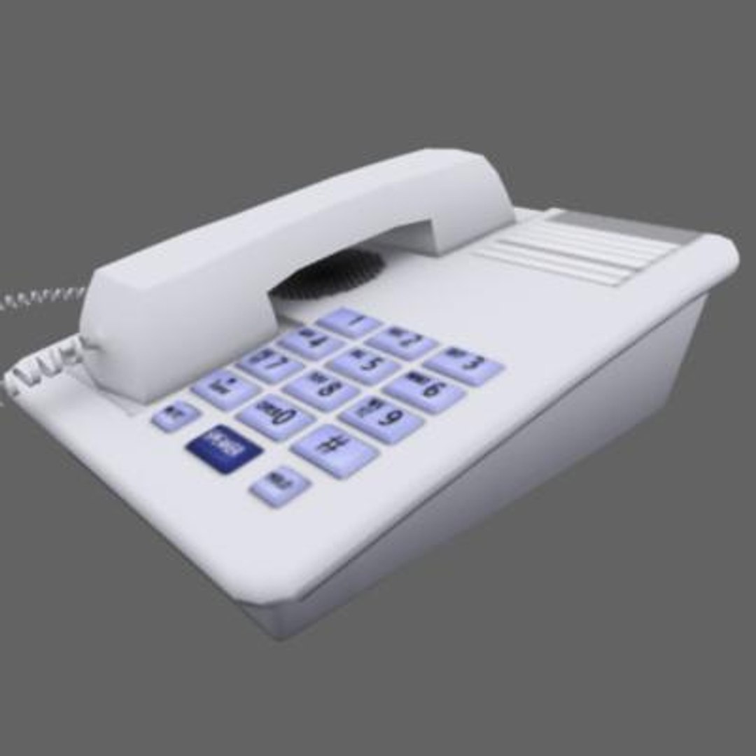 Telephone 3d Obj