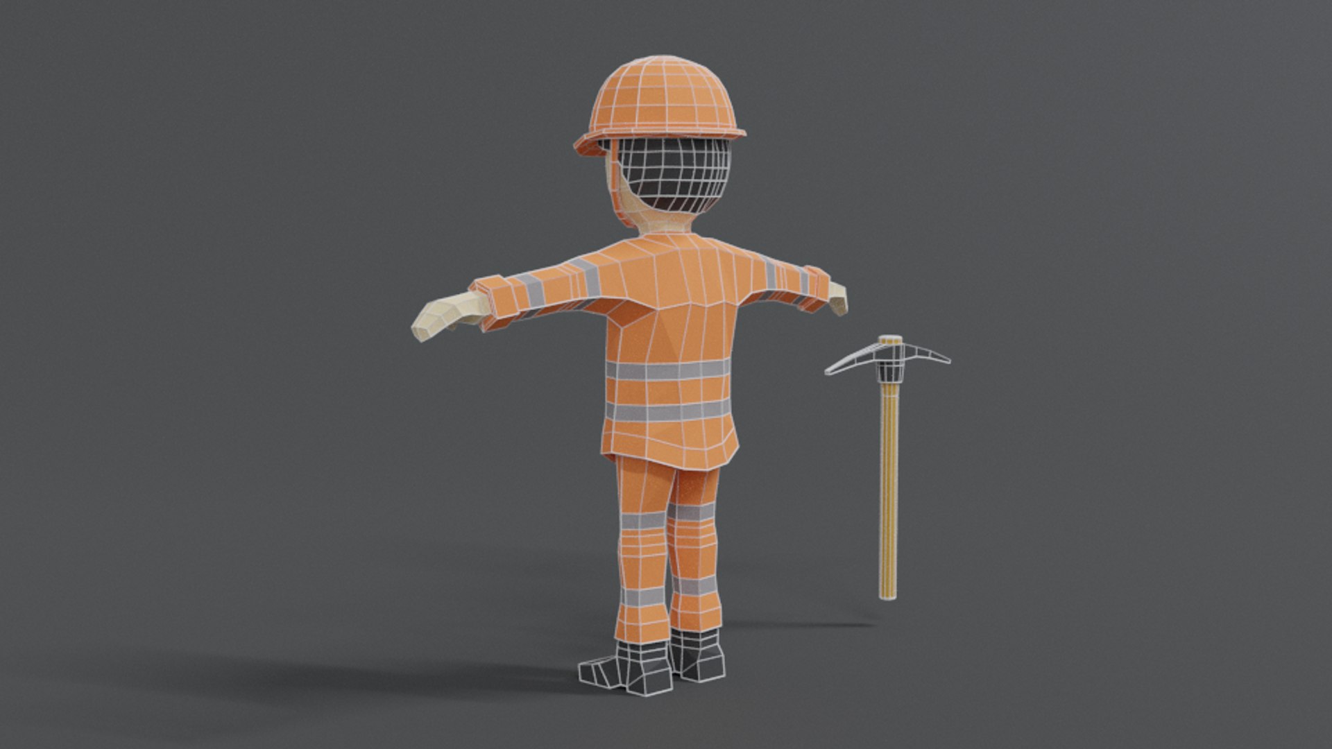 Street Worker 3D - TurboSquid 1576149