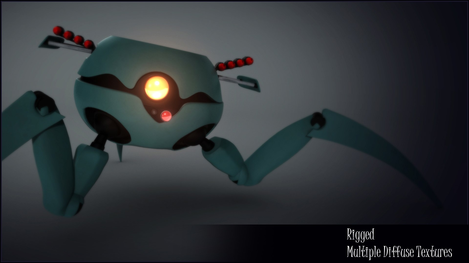Tri-bot Rigging Turret 3ds