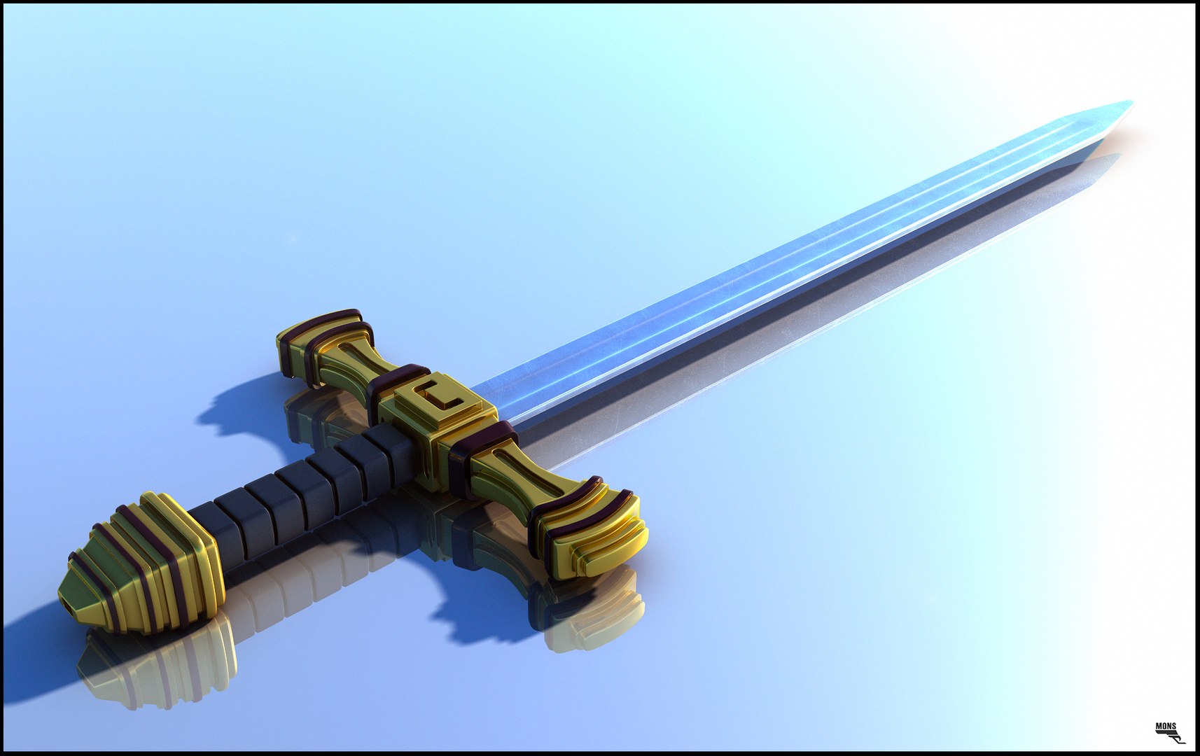 3d Model Sword