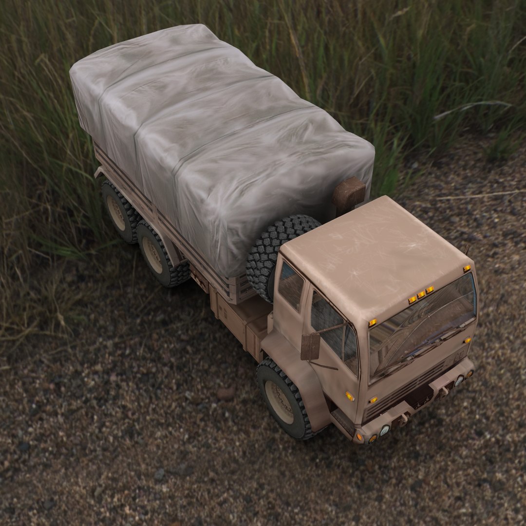 3d Fmtv M1083 Desert Mtv Model