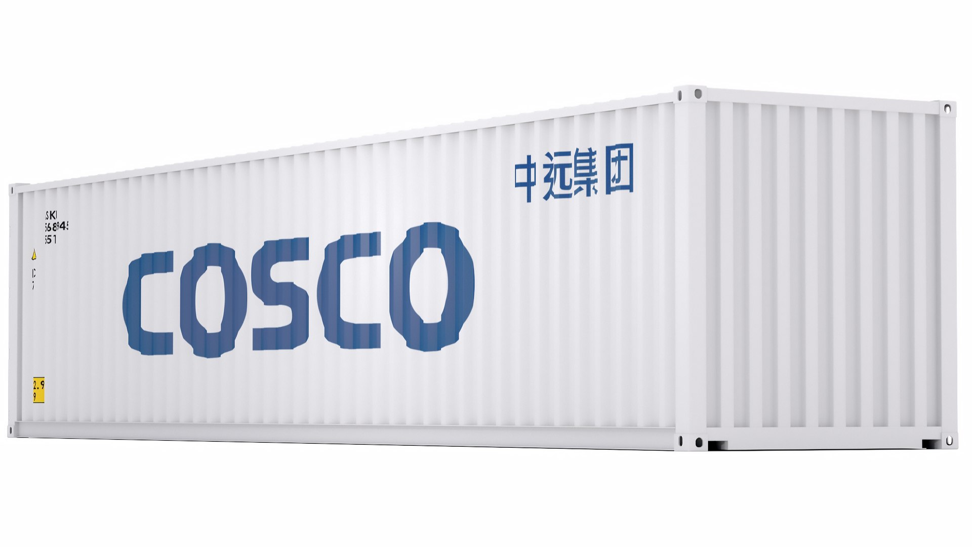 Cosco Container 3D Model - TurboSquid 1565615
