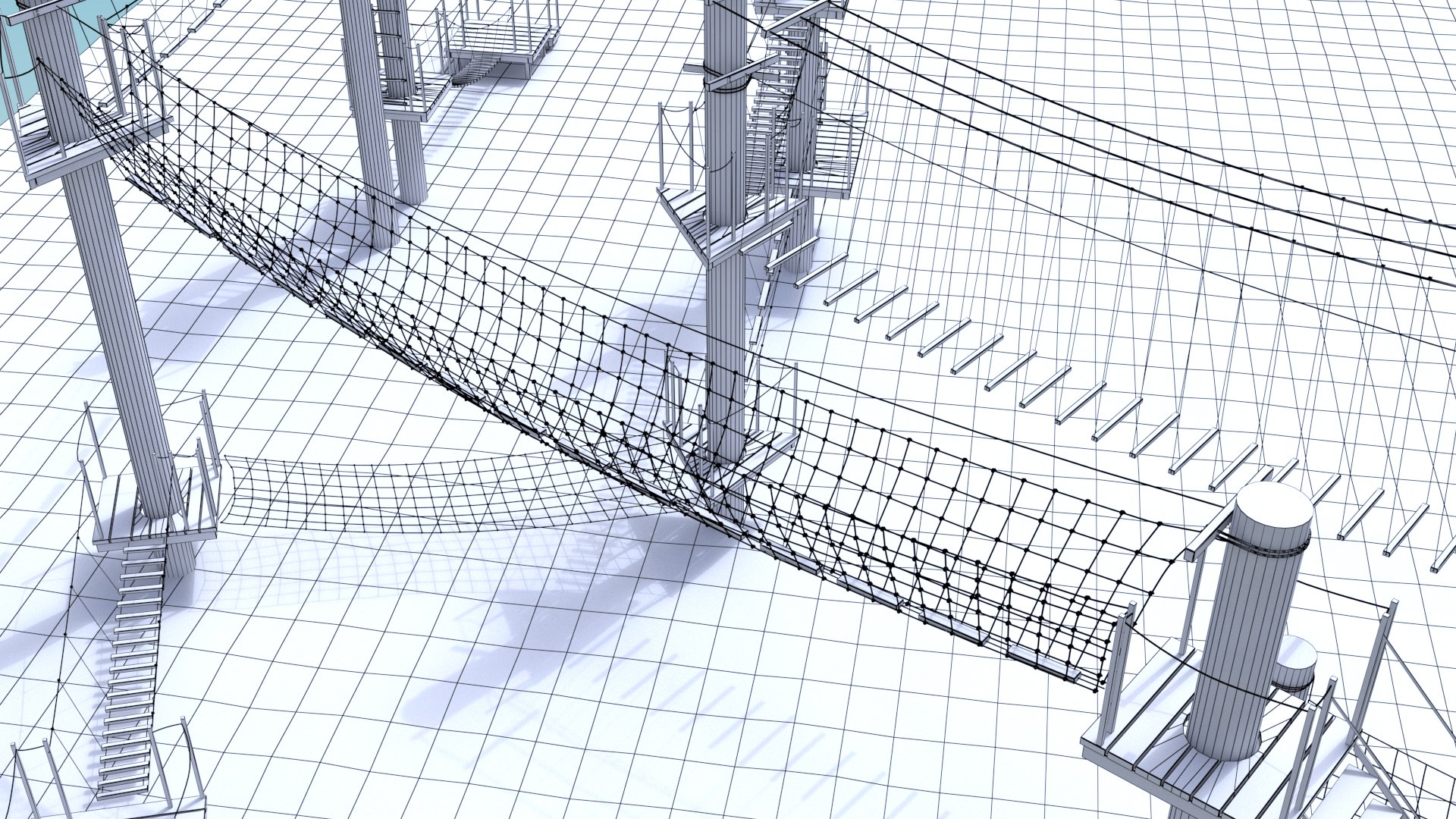 Adjustable adventure park 3D model - TurboSquid 1526654