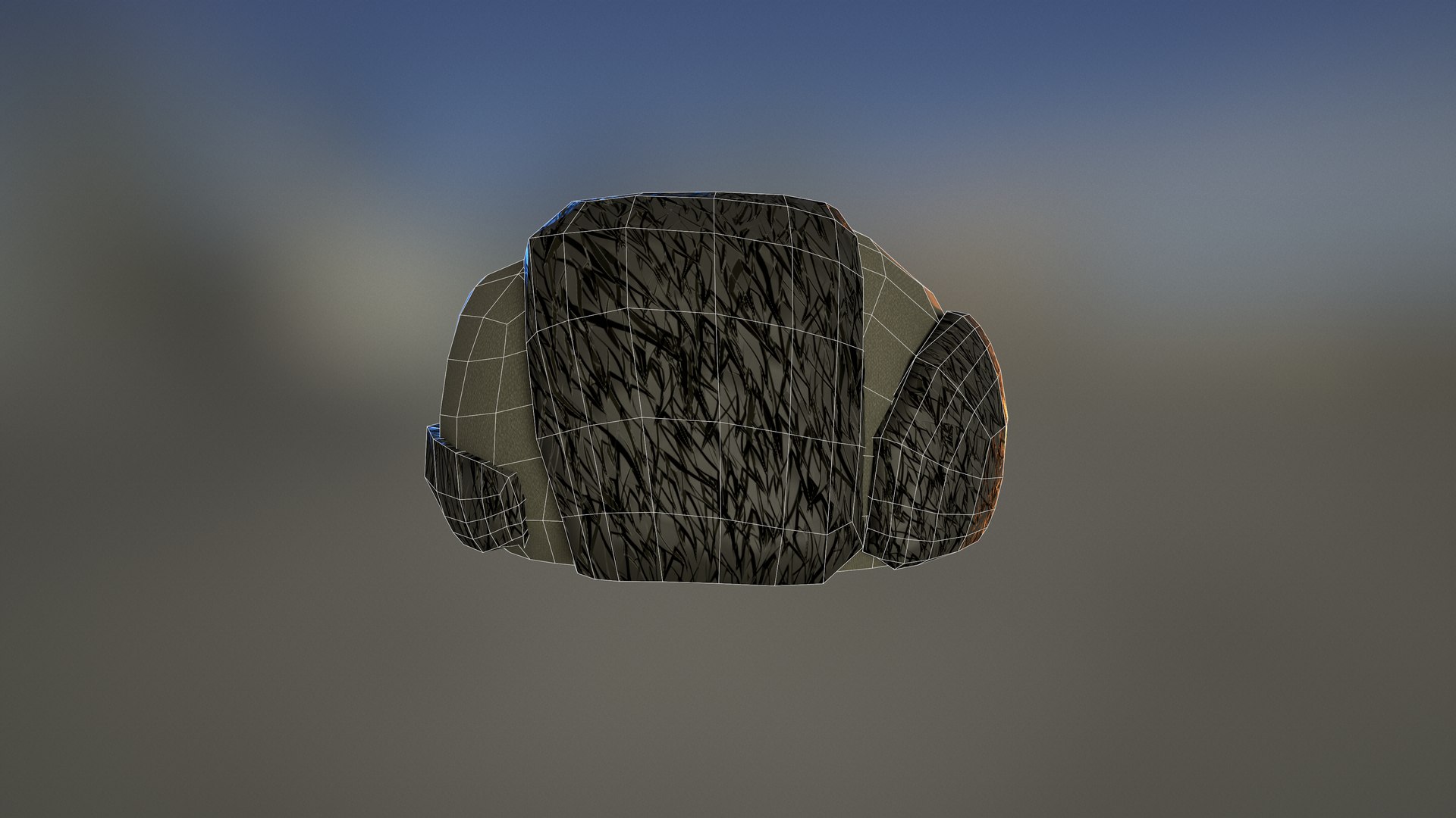 3D Soviet Military Hat With Earflaps Pbr Game Ready Low-poly 3D Model ...