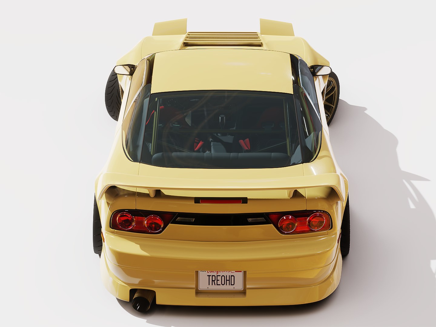 3D Model Drift Cream 240sx - TurboSquid 1673704