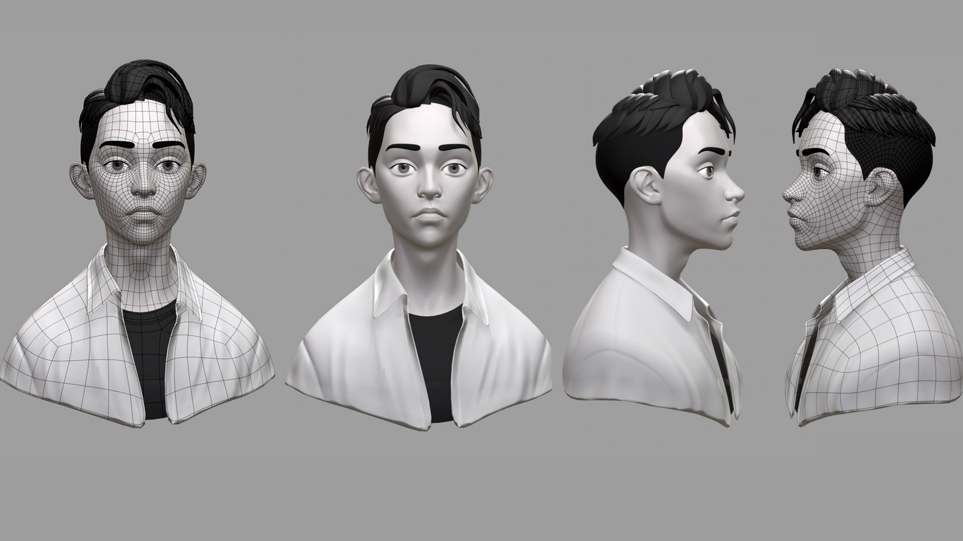 3D Teenage Boy Basemesh Model - TurboSquid 2289246