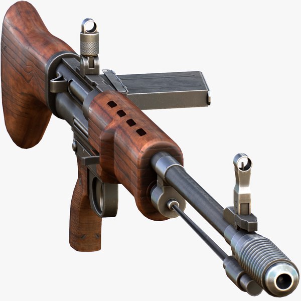 Rifle FG-42 - LowPoly pronto para dispositivos móveis Modelo 3D ...