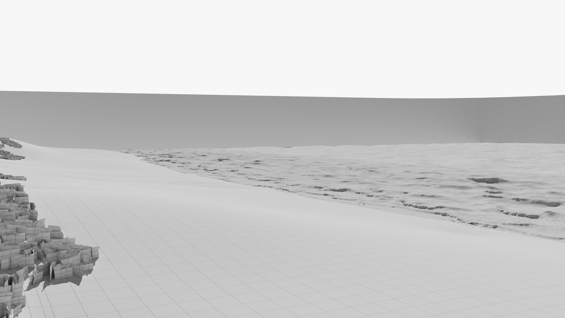 Beach Environment 3D Model - TurboSquid 1759143
