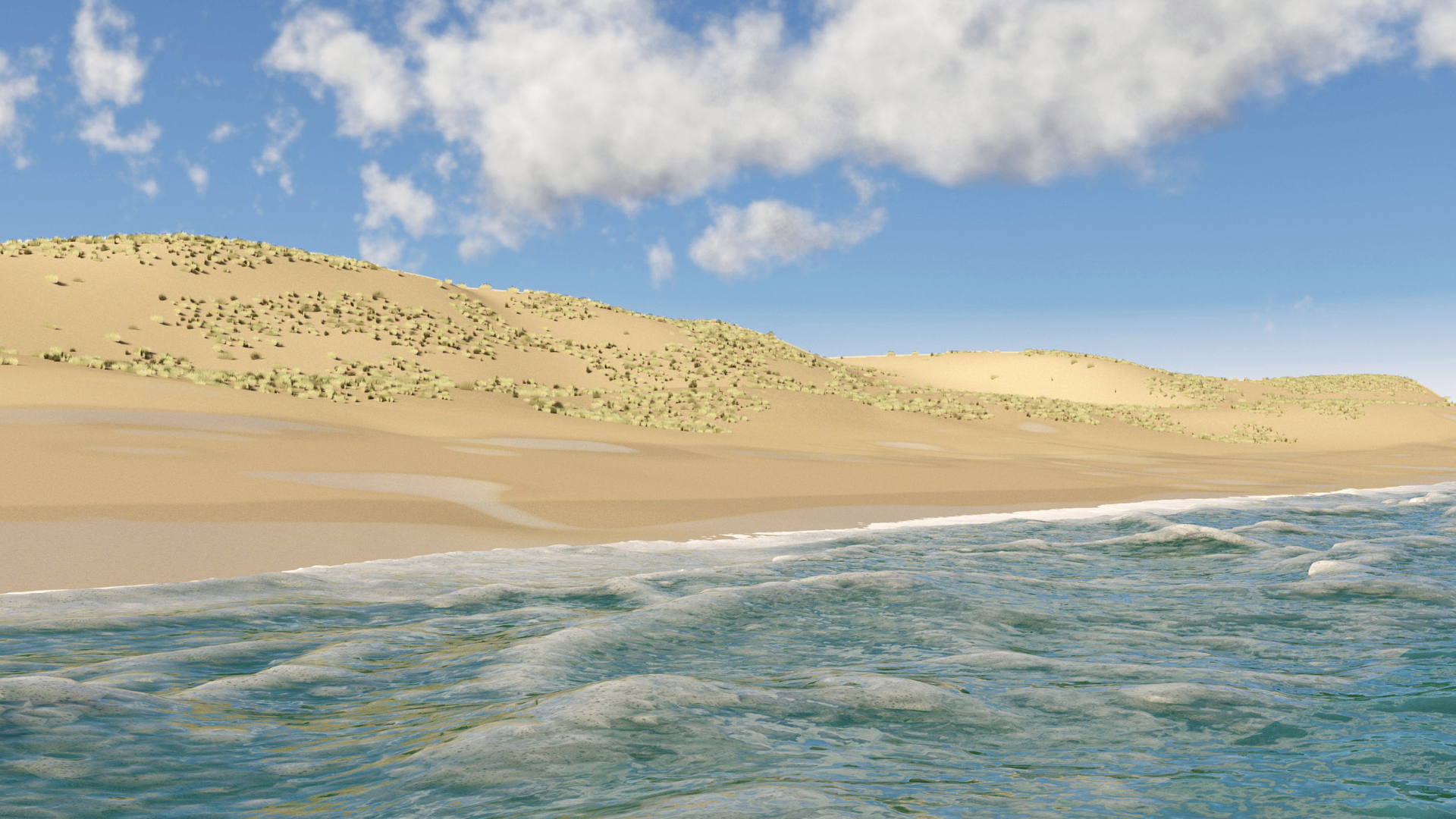 Beach Environment 3D model - TurboSquid 1759143