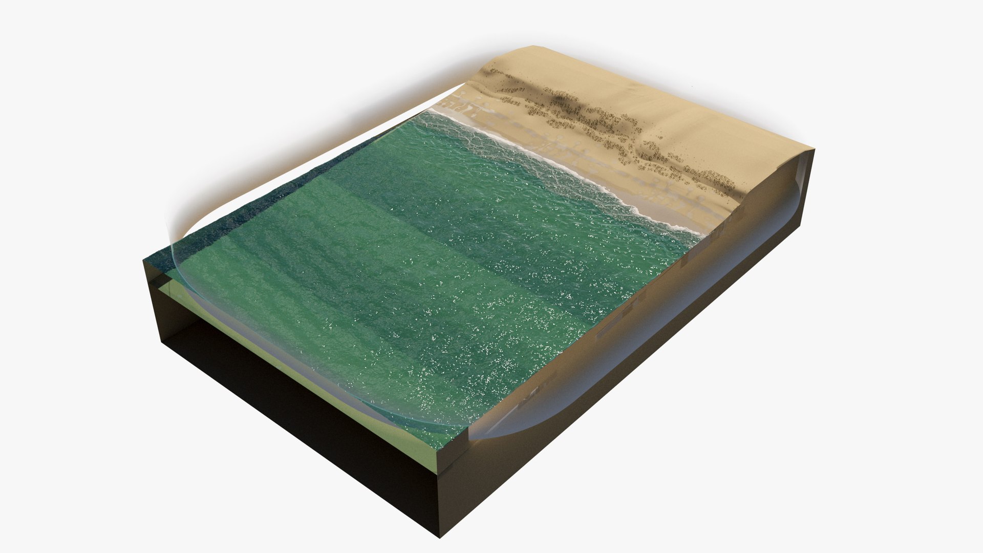 Beach Environment 3D Model - TurboSquid 1759143