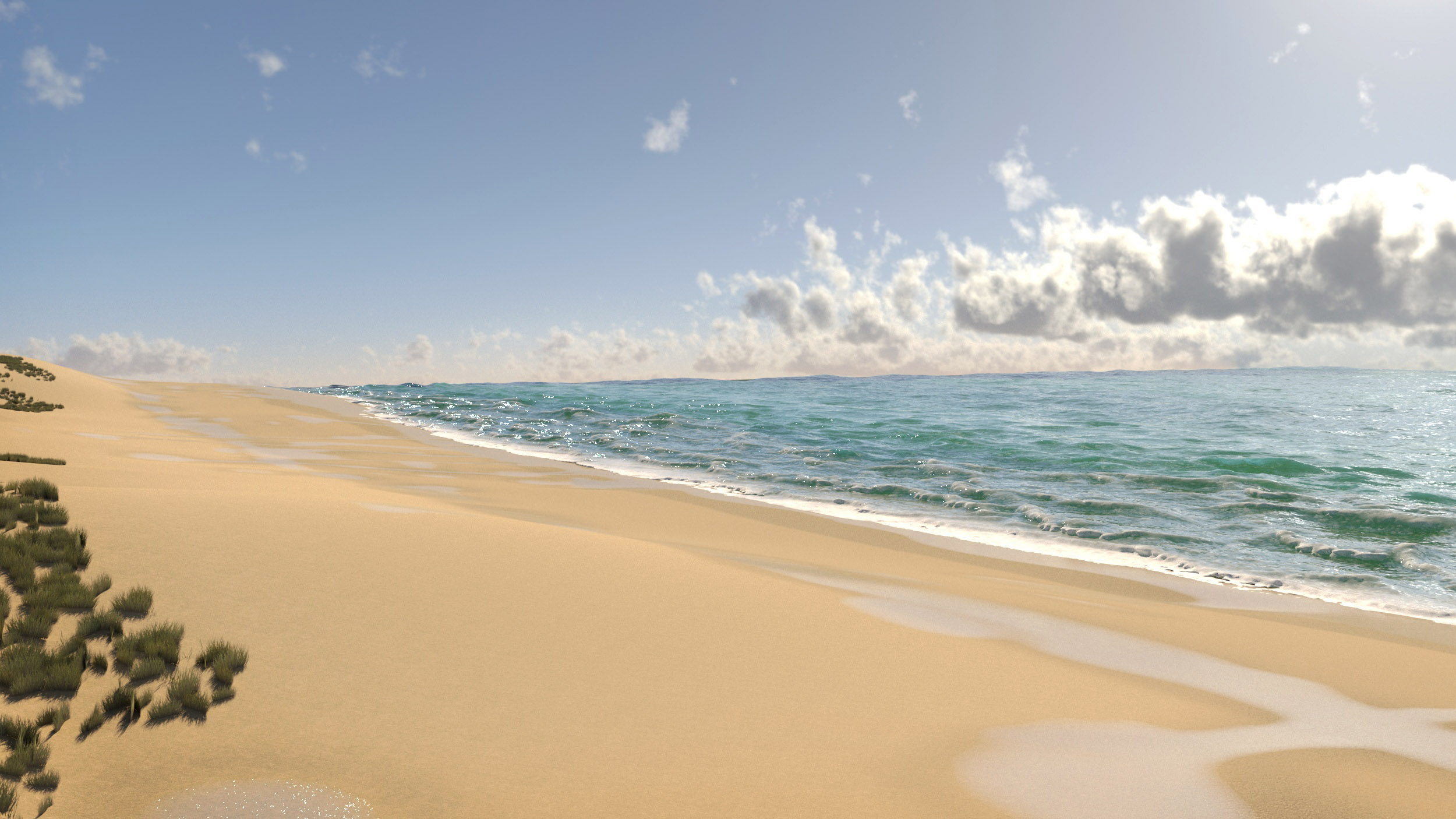 Beach Environment 3D model - TurboSquid 1759143