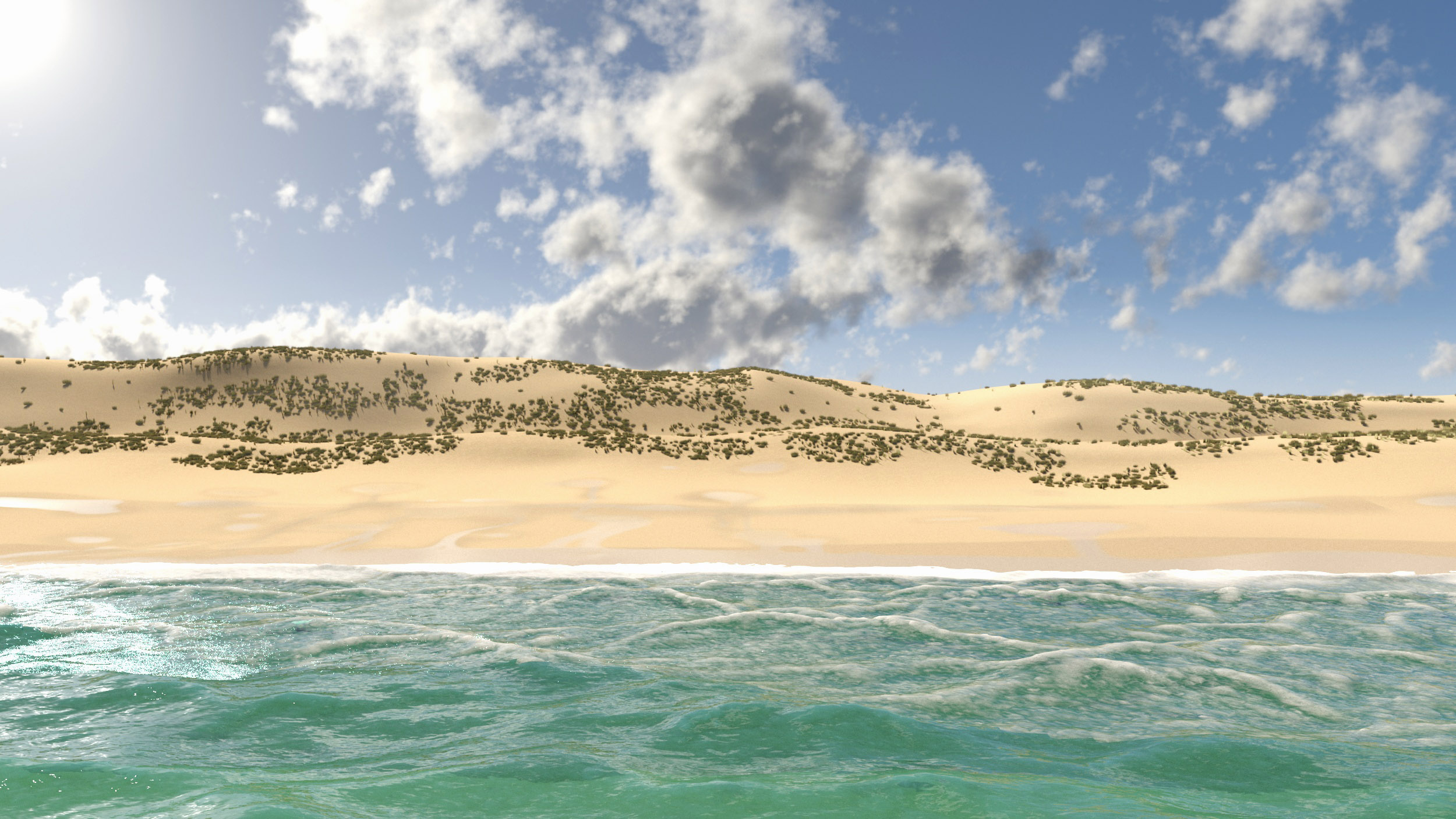 Beach Environment 3D model - TurboSquid 1759143