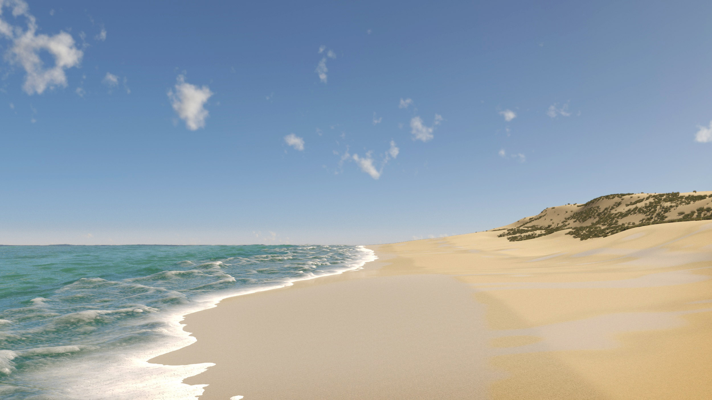 Beach Environment 3D model - TurboSquid 1759143