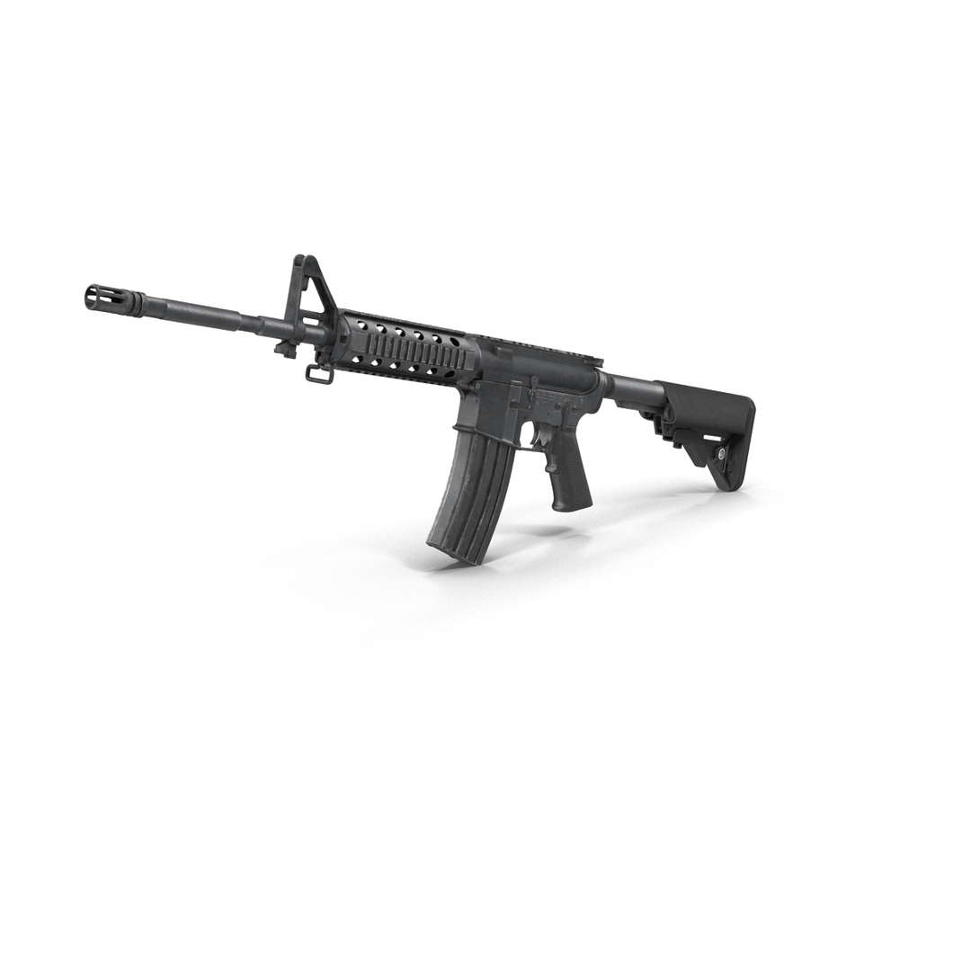 3d Model Assault Rifle M4