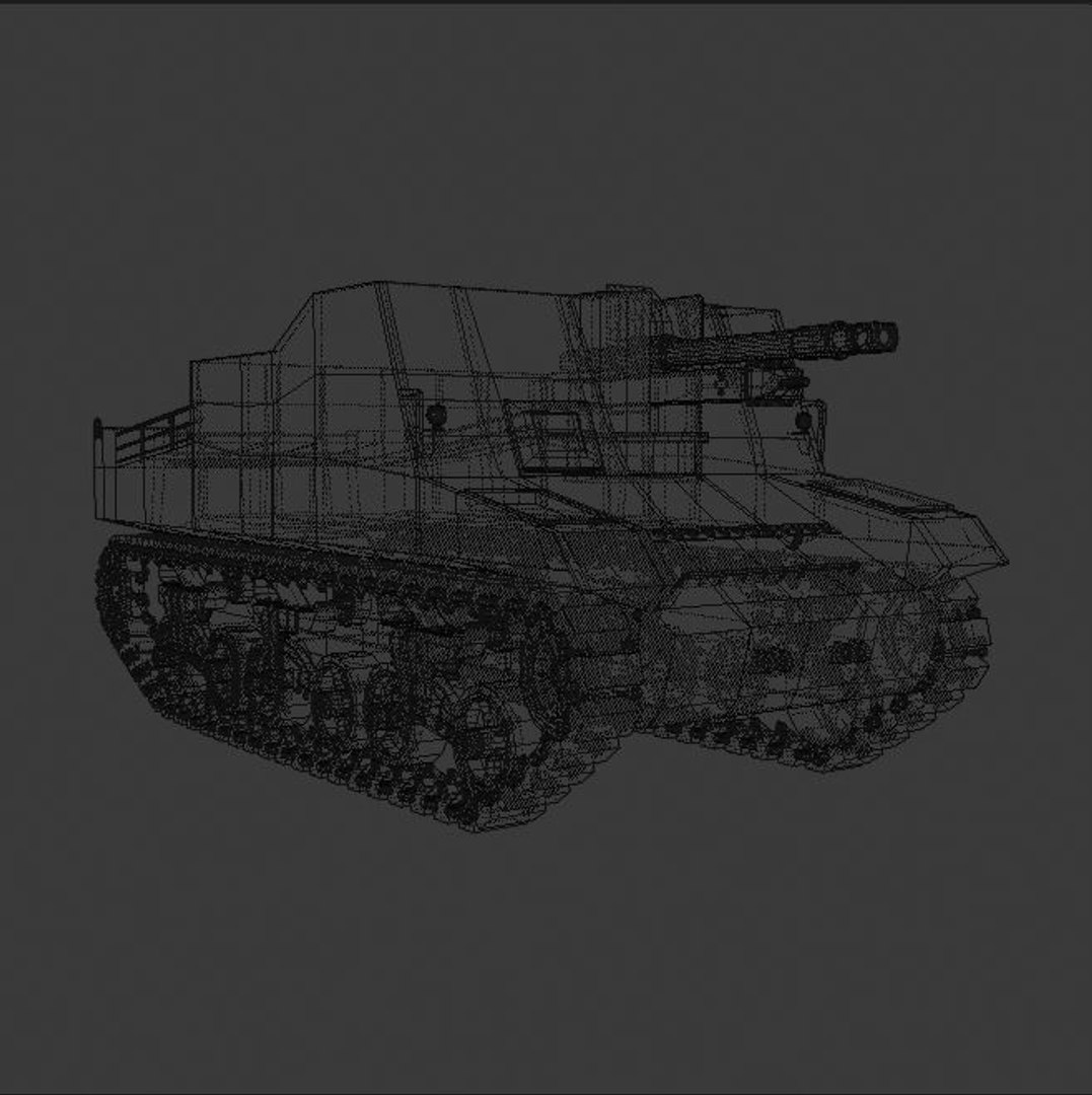 World War 2 Sexton 3D Model - TurboSquid 1453740