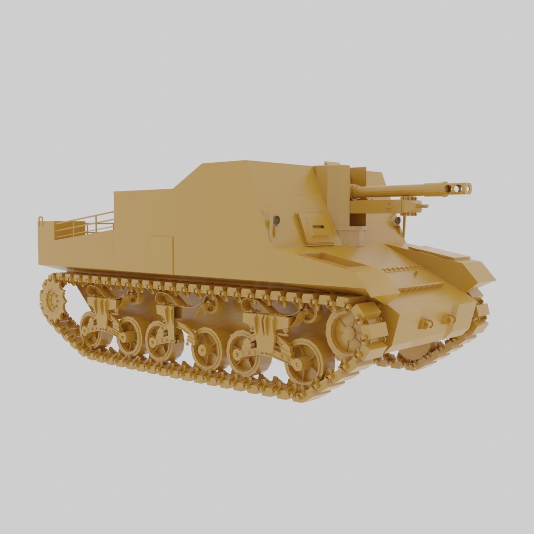 World War 2 Sexton 3D Model - TurboSquid 1453740