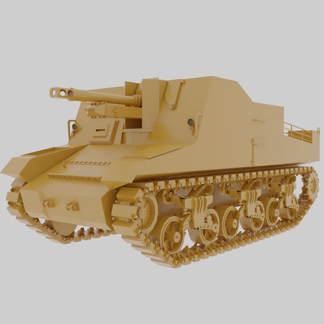 World War 2 Sexton 3D Model - TurboSquid 1453740
