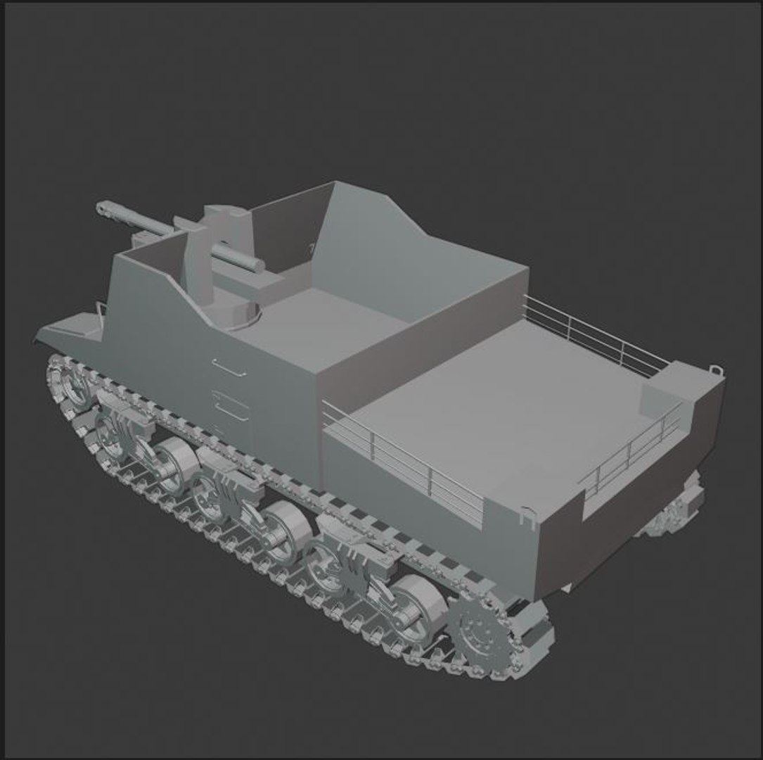 World War 2 Sexton 3D Model - TurboSquid 1453740