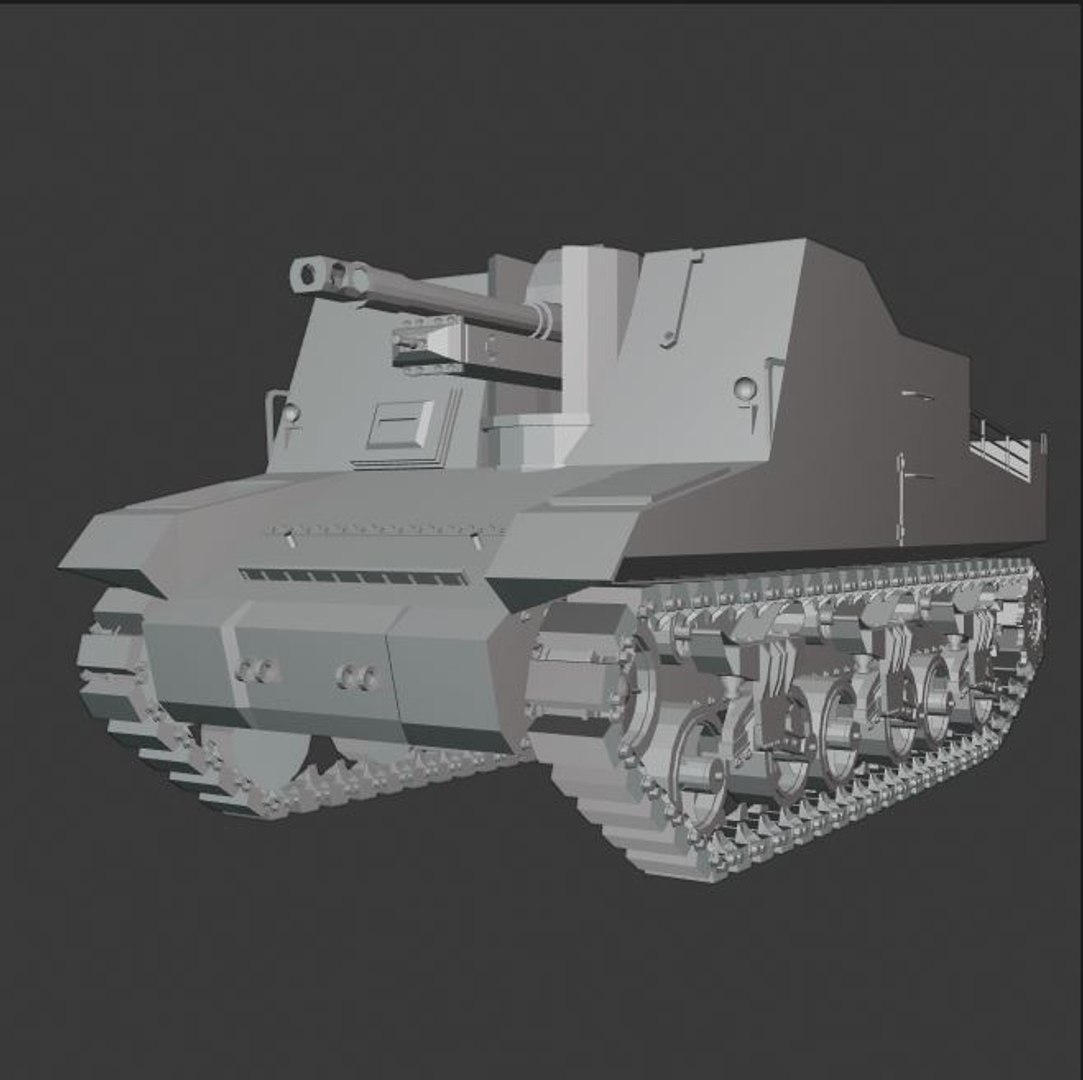 World War 2 Sexton 3D Model - TurboSquid 1453740