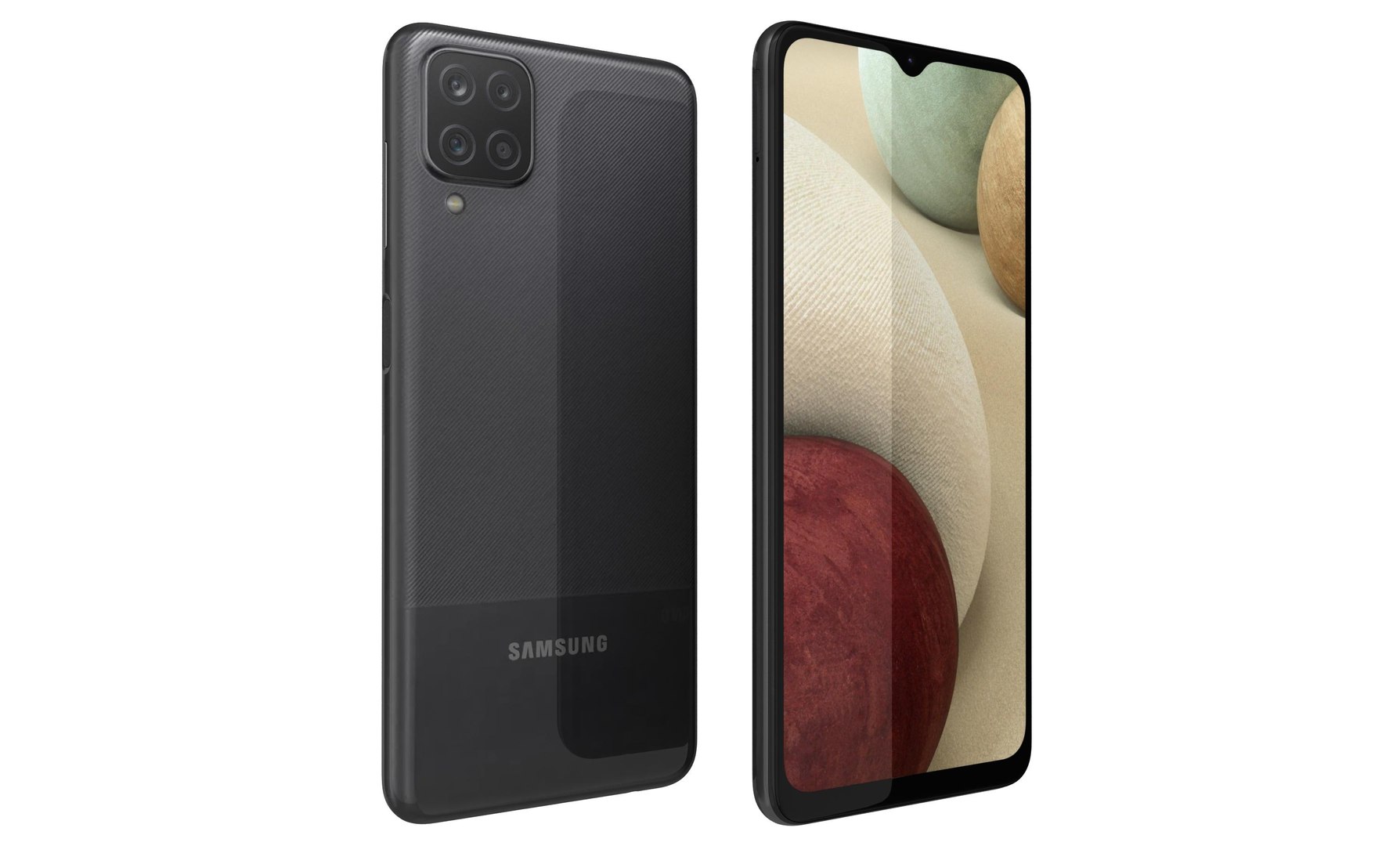 3D model samsung galaxy a12 black - TurboSquid 1670419