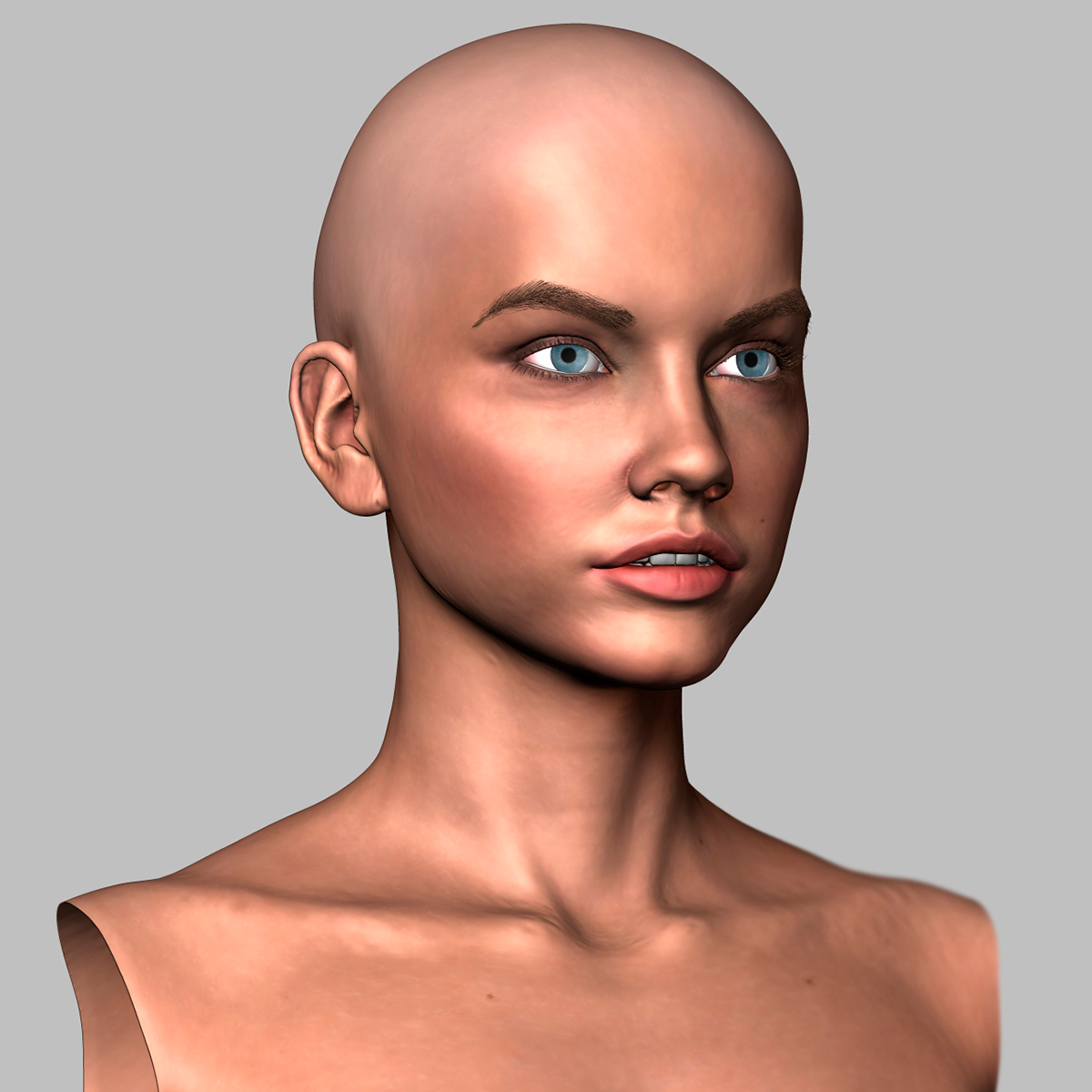 3D model woman head - TurboSquid 1161295