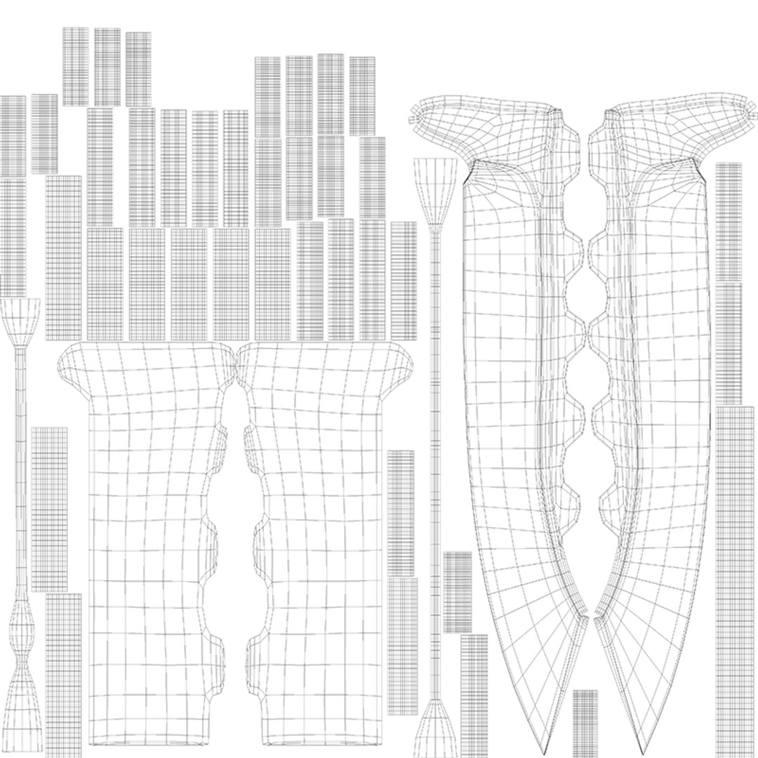 Blade handle 3D model - TurboSquid 1231406