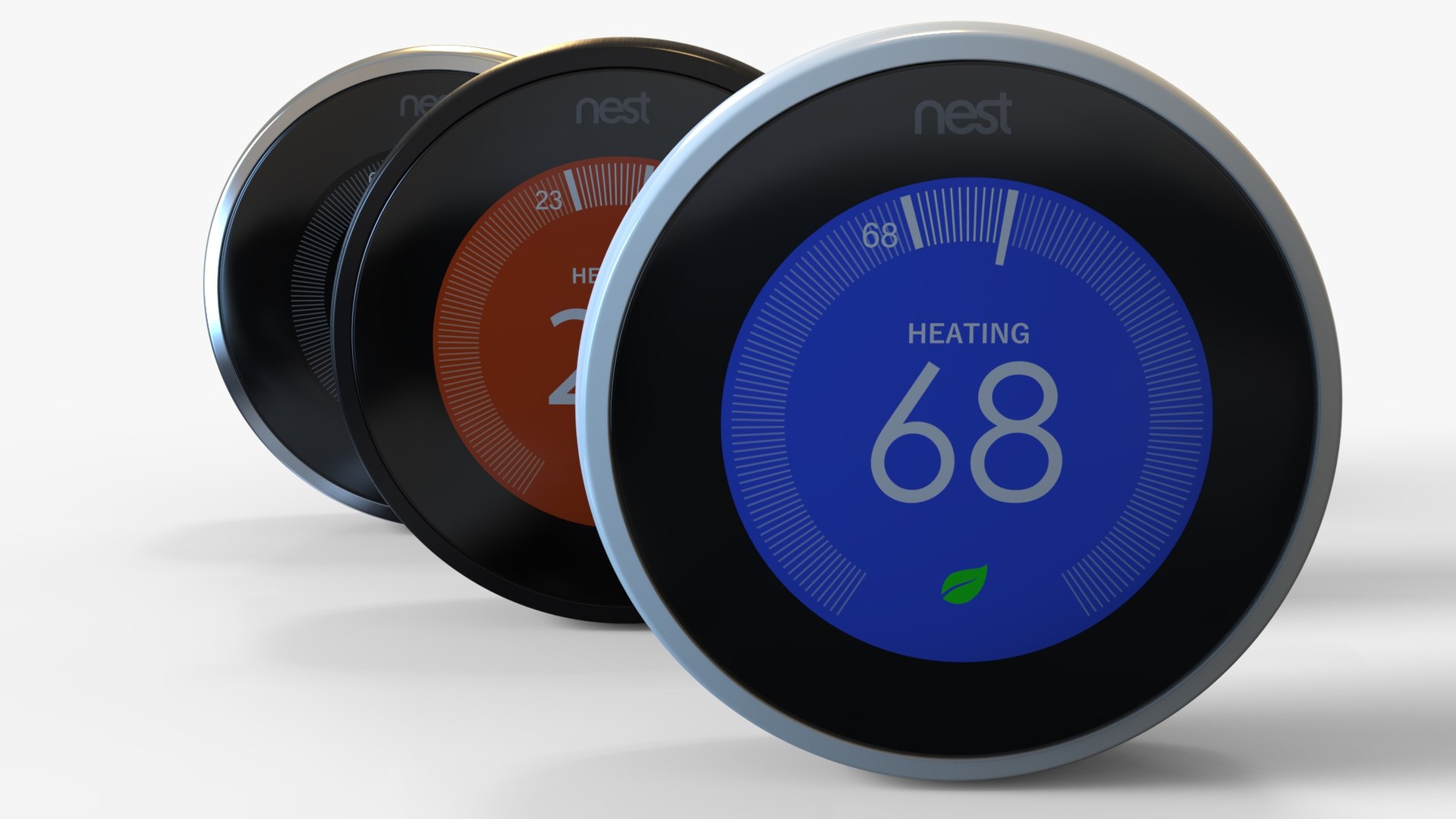 Nest Learning Thermostat 3rd Generation by Google model - TurboSquid ...
