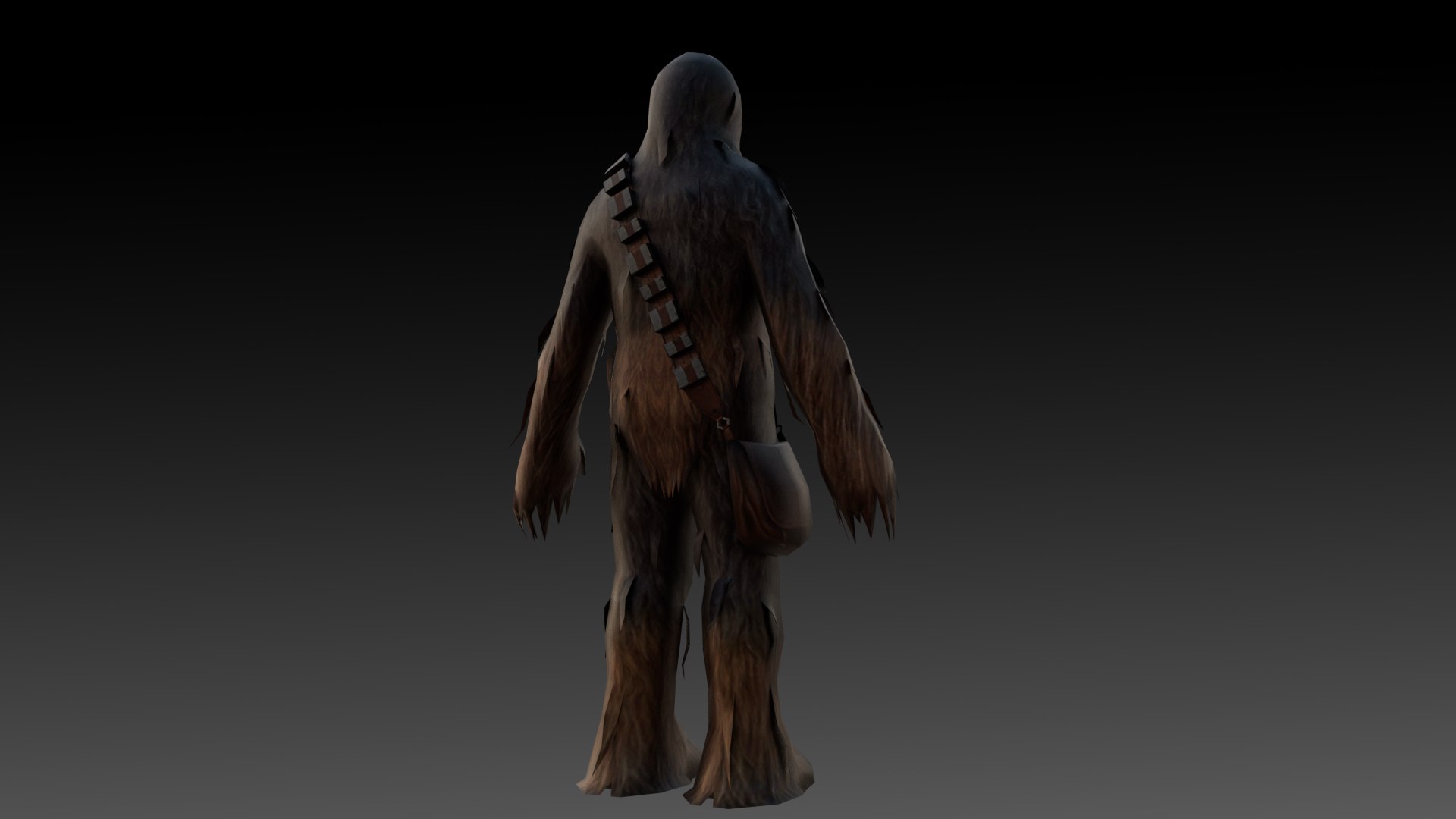 Chewbacca Chewie Star Wars 3D Model 3D Model - TurboSquid 2367565