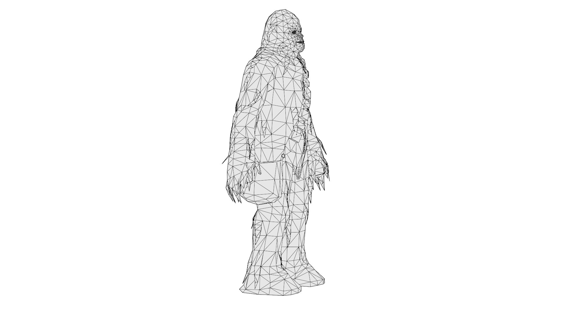 Chewbacca Chewie Star Wars 3D Model 3D Model - TurboSquid 2367565