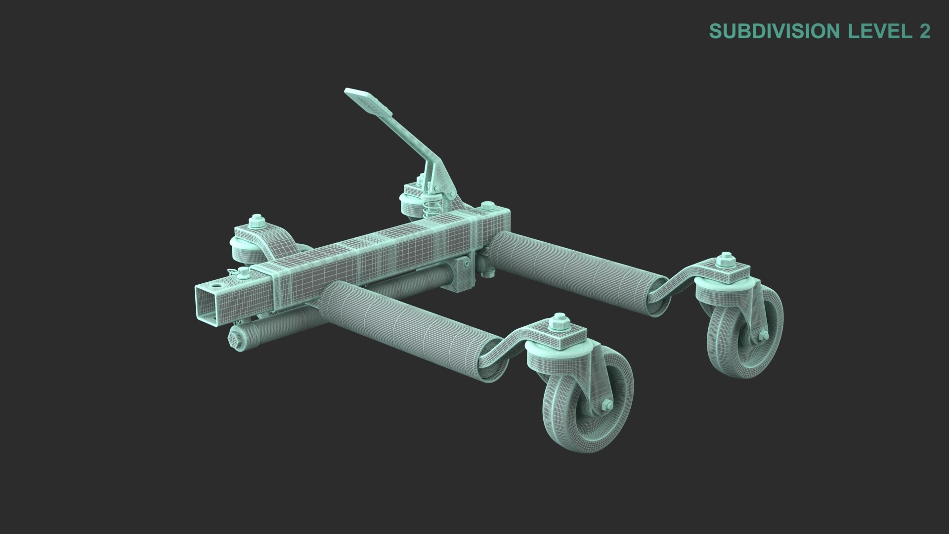 3D Wheel Dolly model - TurboSquid 2033547