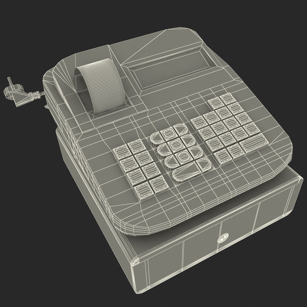 Cash Register V4 3d Model