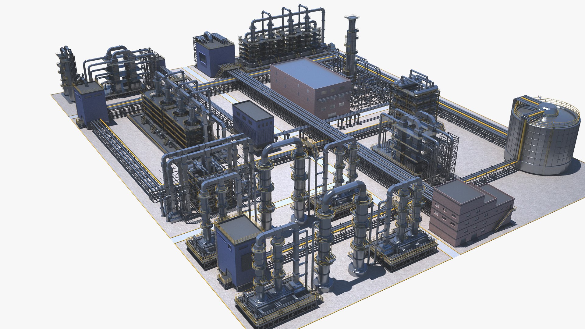 3D Industrial Area 28 Model - TurboSquid 2009417