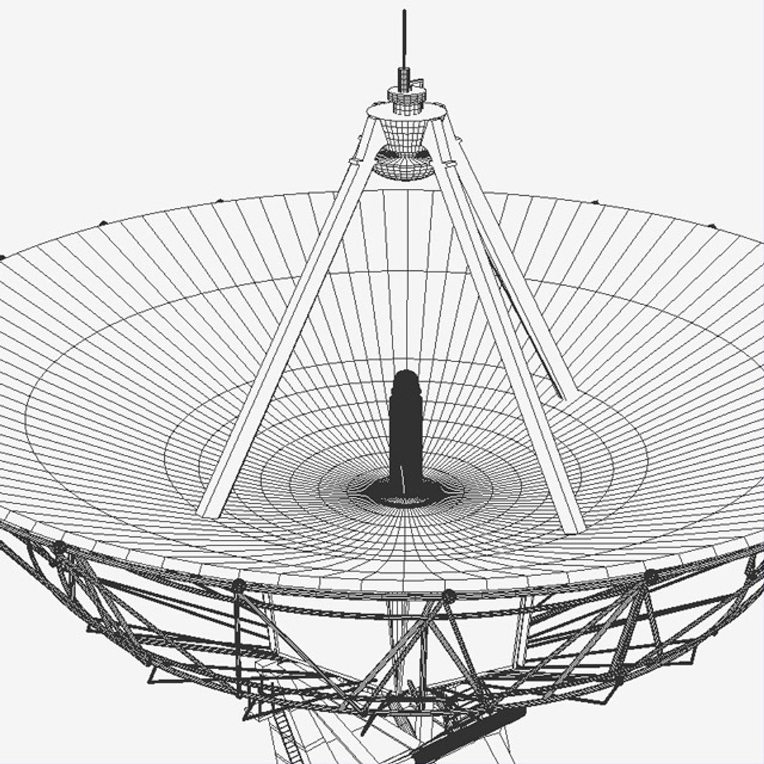 3d Model Based Satellite Antenna