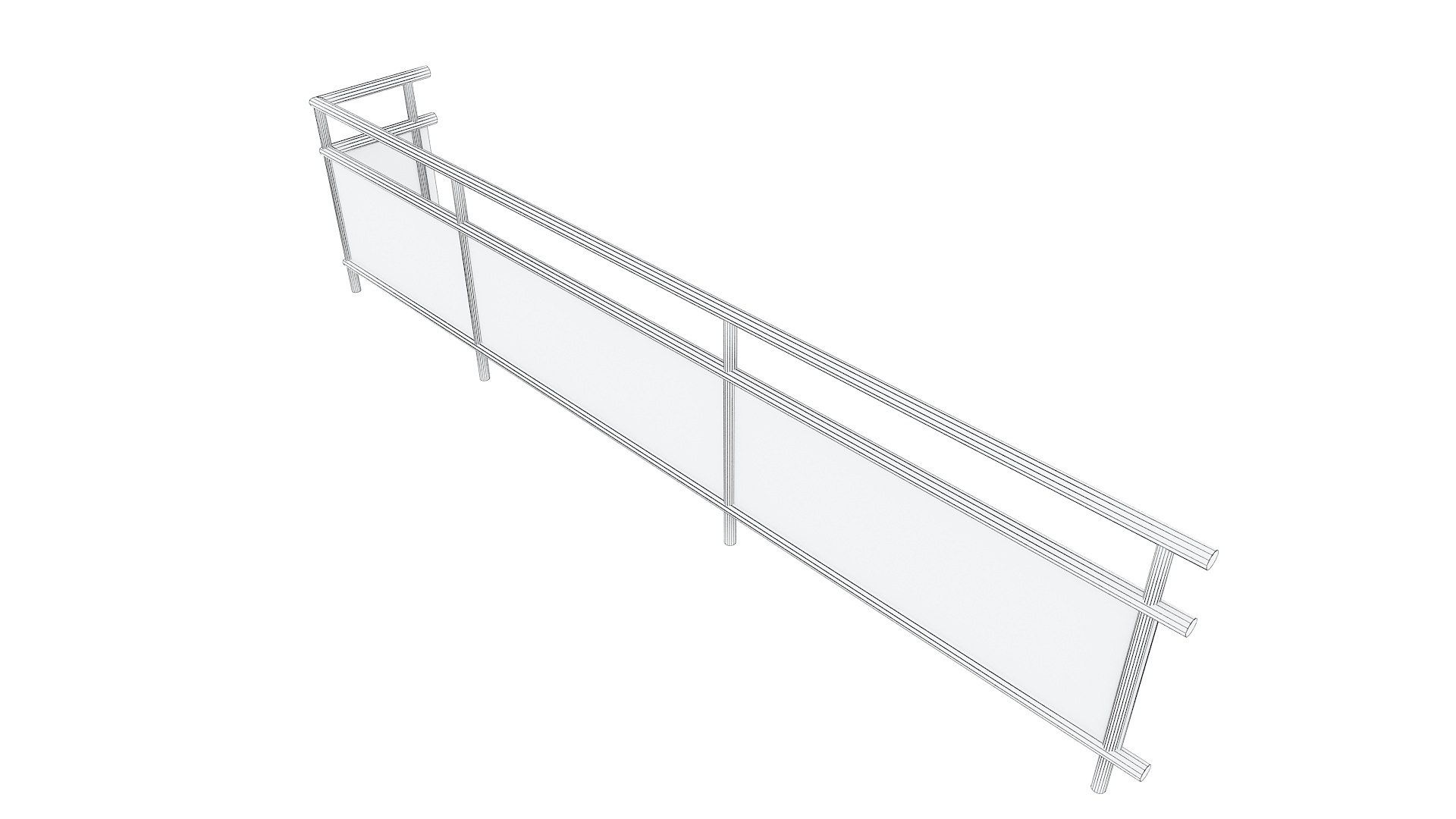 3D Archi Detail Railing 30 Model - TurboSquid 2033380