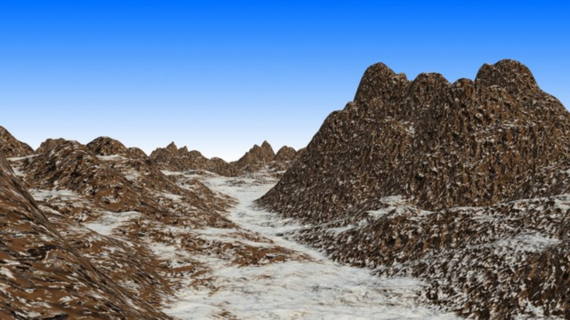 Snowy Terrain Snow Area Ma