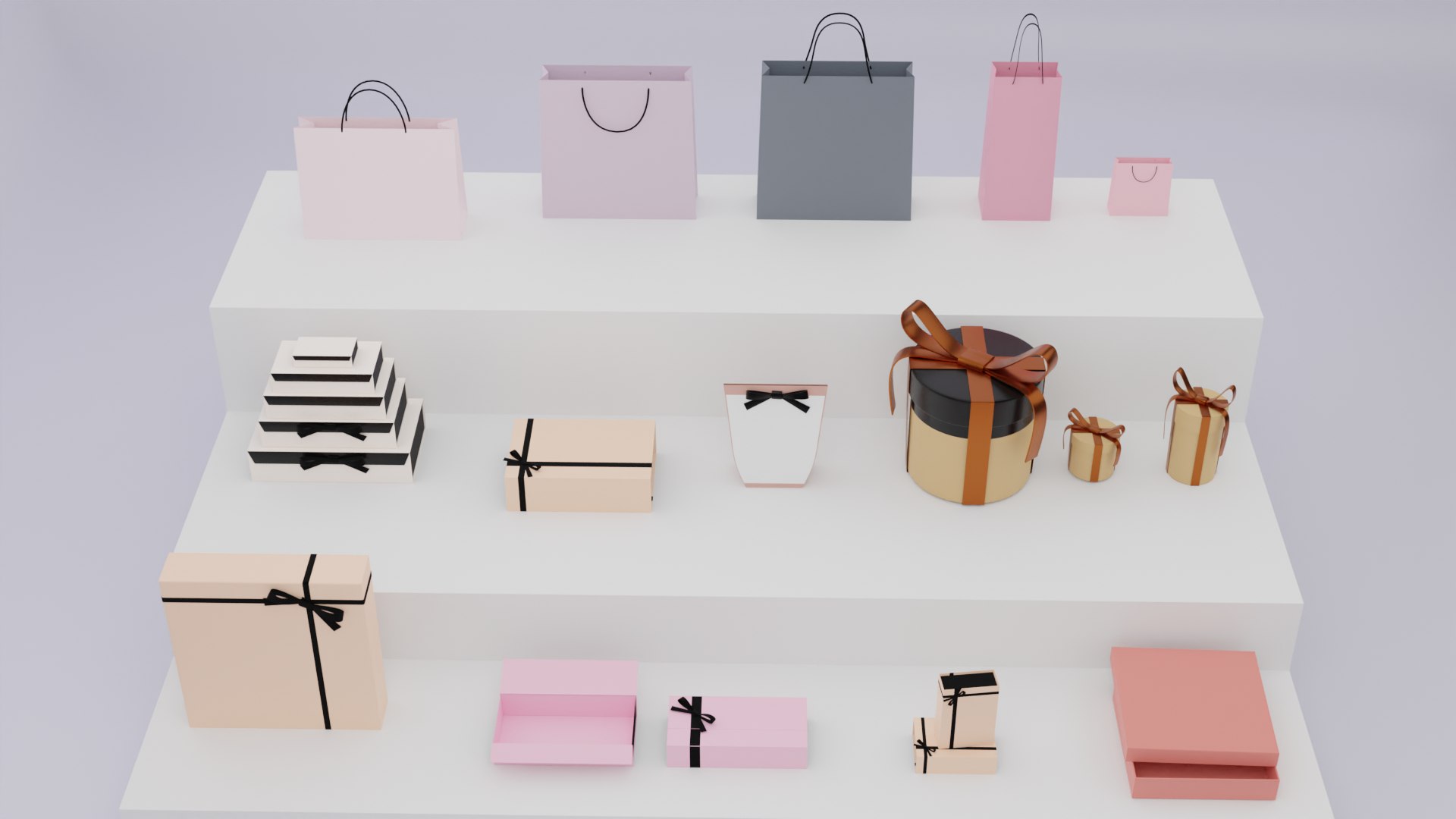 3D Gift Packaging Model - TurboSquid 1669736